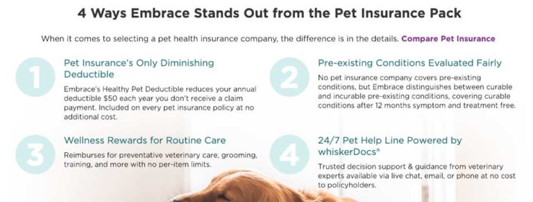Embrace Pet - Top Pet Insurance